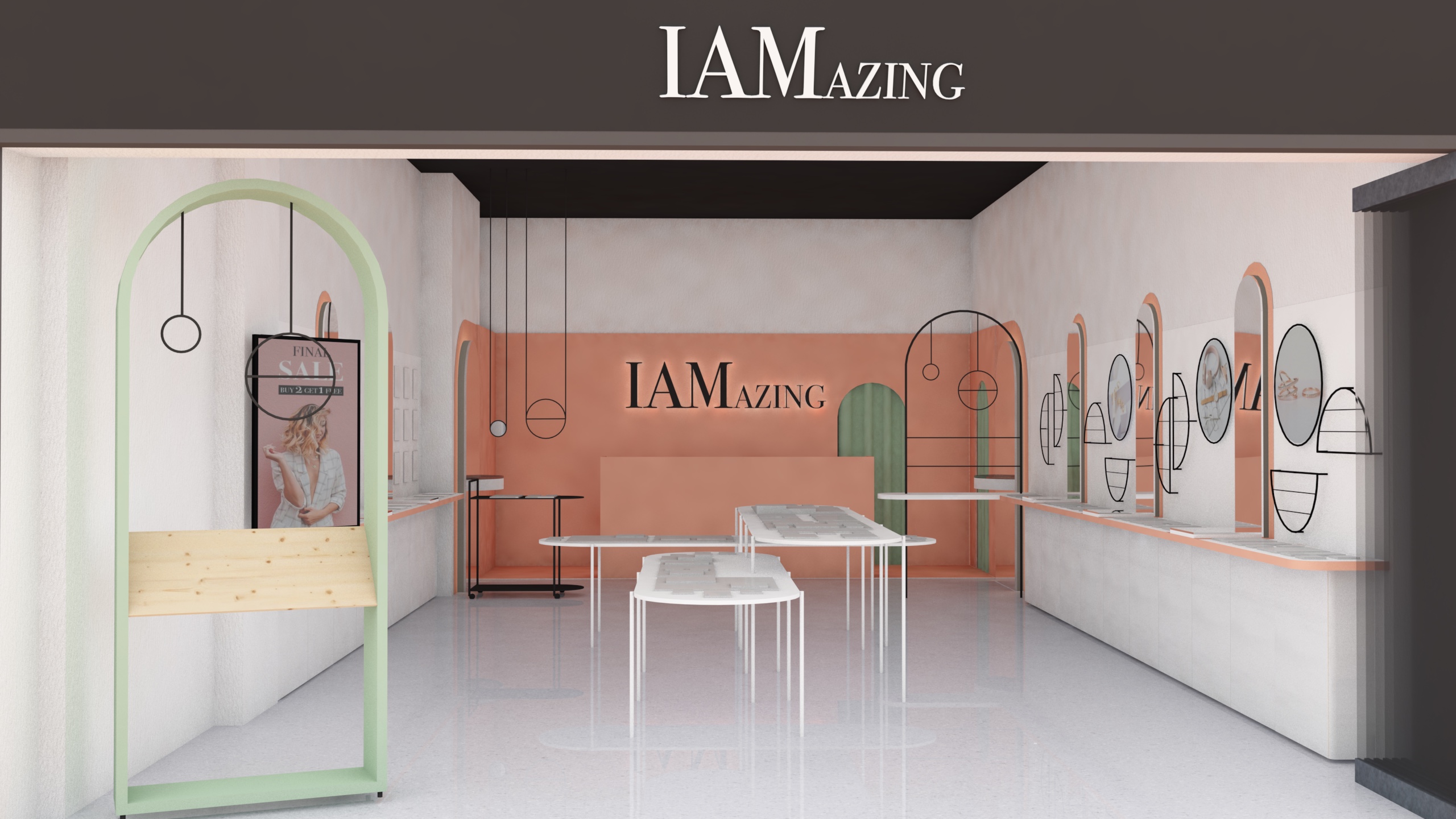 IAMazing jewellery store design - Nathalie Egli